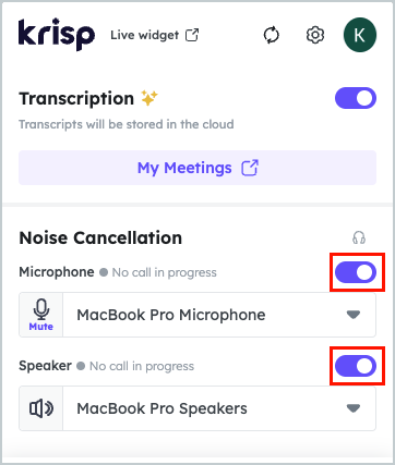 Set up Microsoft Teams with Krisp – Krisp Help