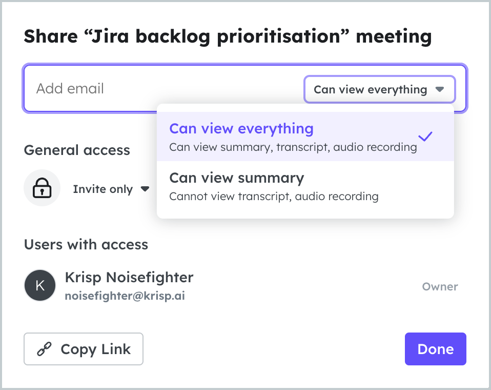 Recording your meetings with Krisp – Krisp Help