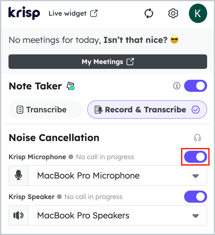 Set up browsers with Krisp – Krisp Help