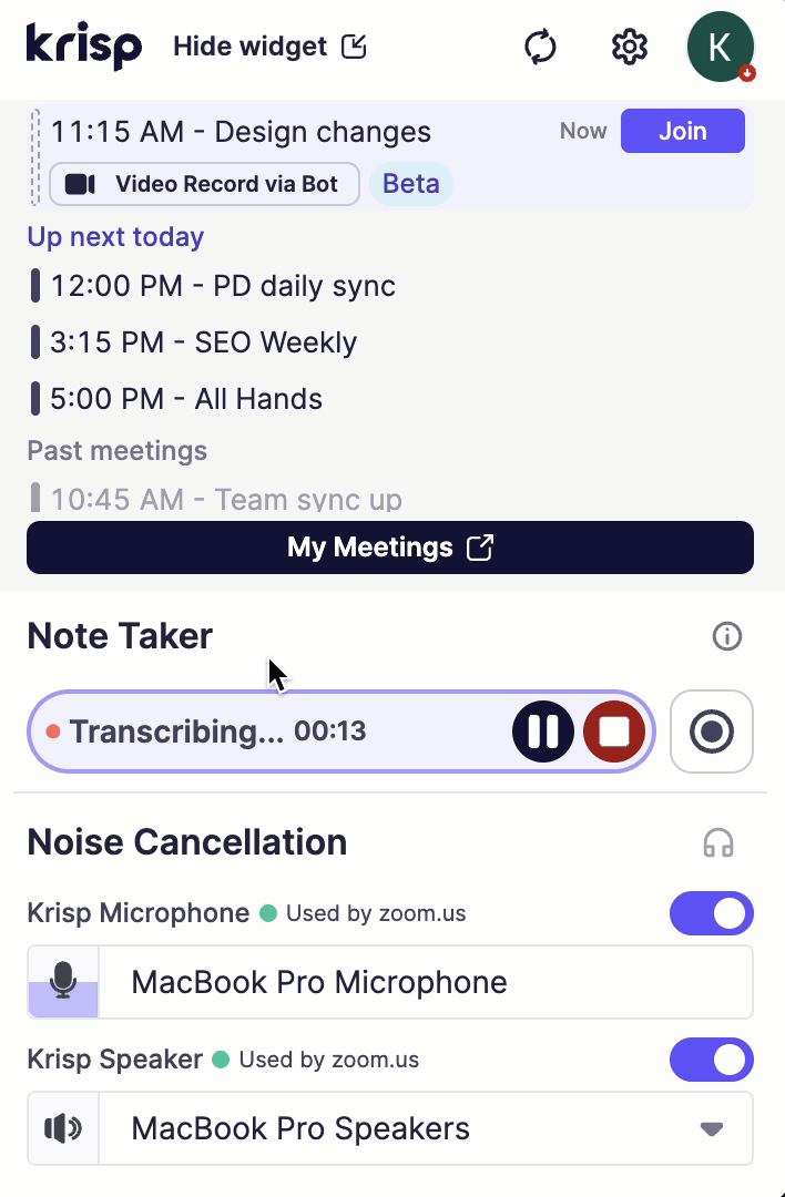 AI Meeting Assistant FAQ – Krisp Help