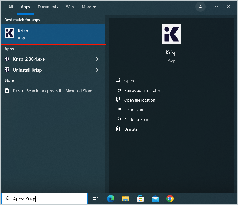 Krisp is not visible on Windows taskbar. What to do? – Krisp Help