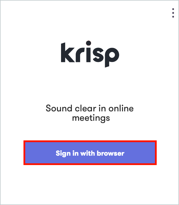 Signing in to Krisp app with SSO – Krisp Help Signing in to Krisp app with SSO – Krisp Help