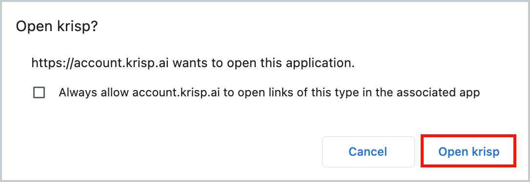 Change your Krisp account email – Krisp Help