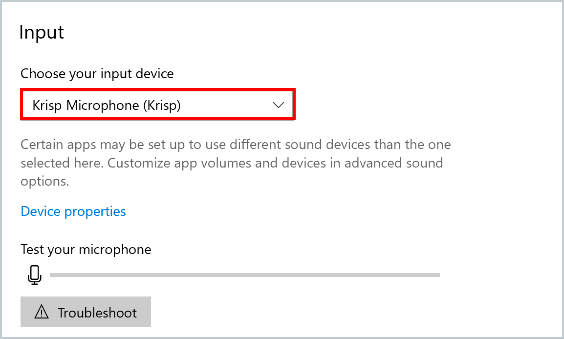 Set up Krisp microphone as system default – Krisp Help Set up Krisp microphone as system default – Krisp Help