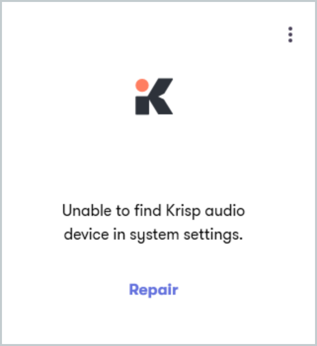 Error: Unable to find Krisp audio devices in system settings – Krisp Help