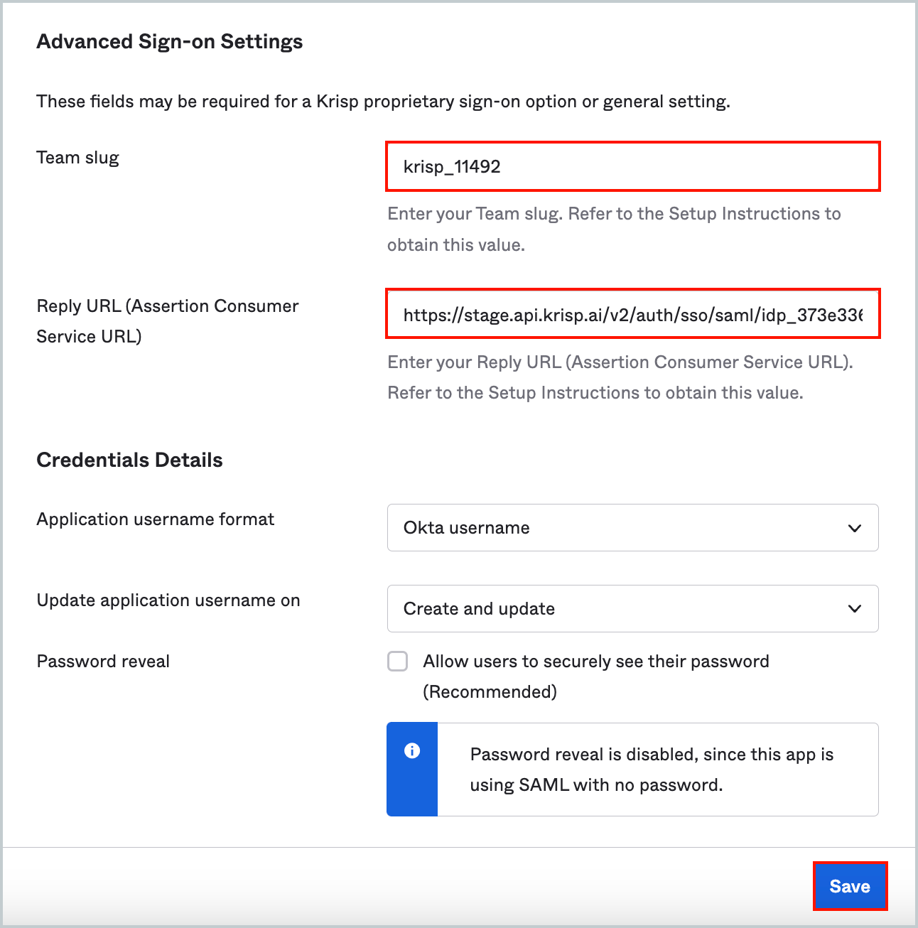 Set up Krisp SSO with OKTA – Krisp Help