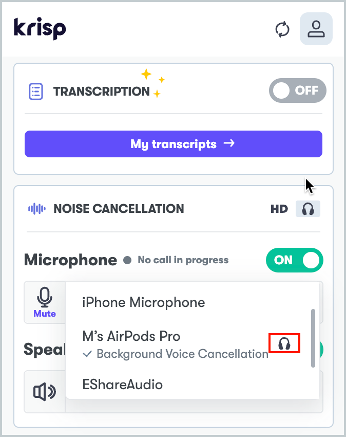 Background Voice Cancellation compatible devices – Krisp Help