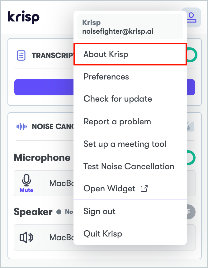Update the Krisp app – Krisp Help Update the Krisp app – Krisp Help
