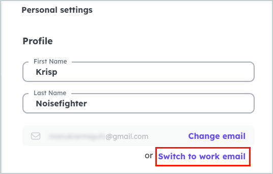 Change your Krisp account email – Krisp Help